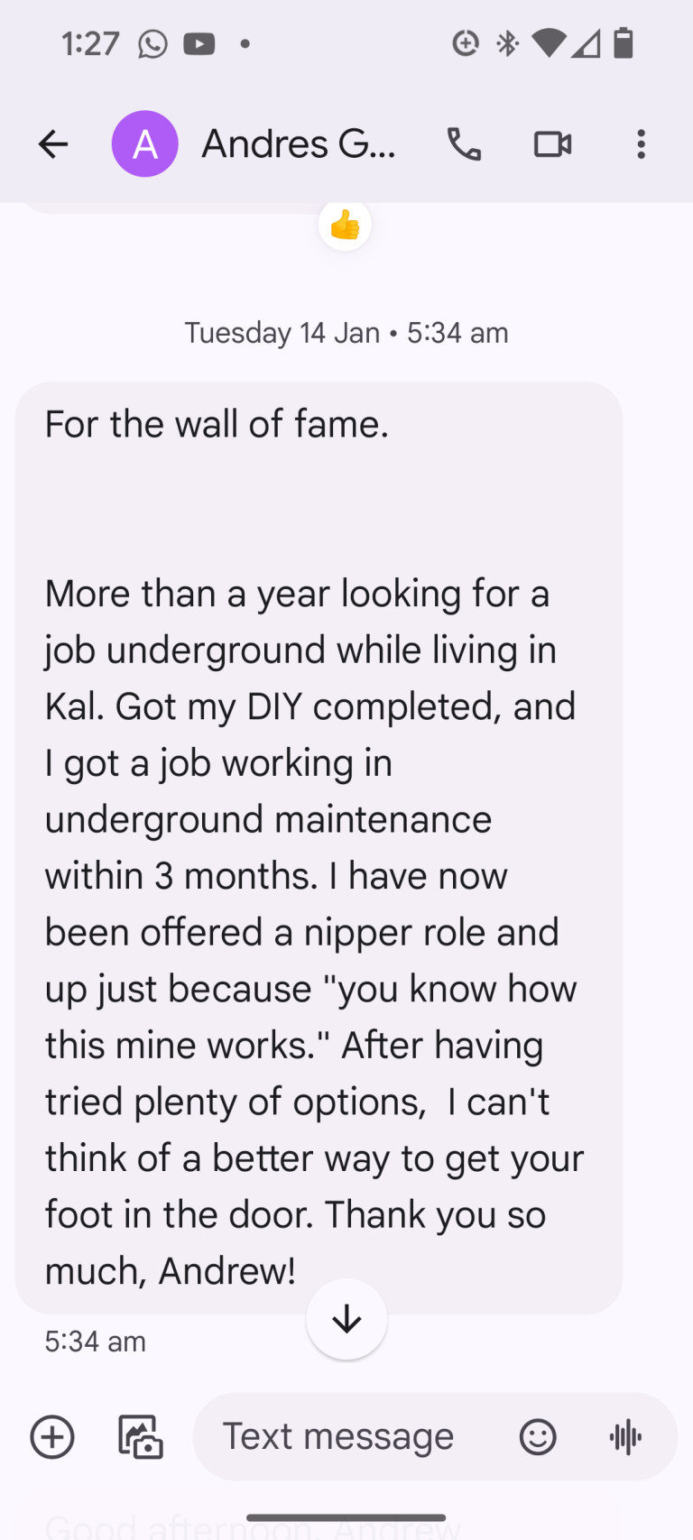 The Wall of Fame Underground Training - Underground Training