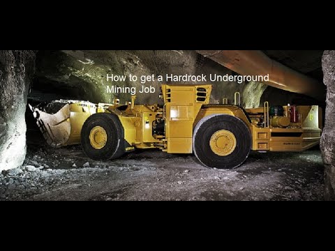 Video Thumbnail: How to get a Hardrock Underground Mining Job - Underground Training