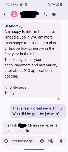 trinity text - Underground Training